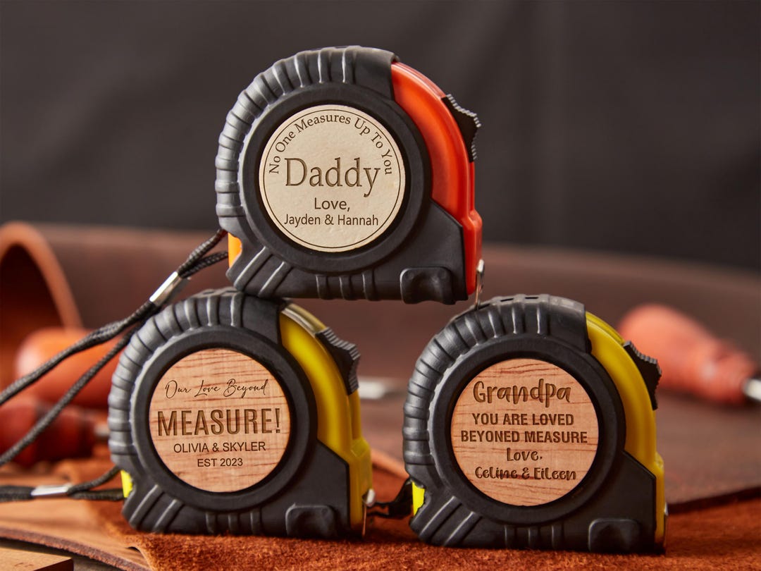 Father’s Day Gifts, Personalized Tape Measure Engraved Tool No One ...