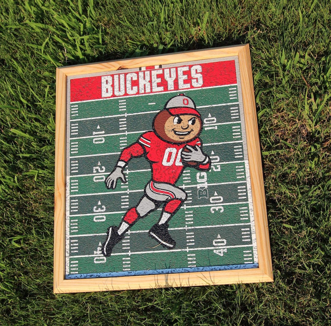 Ohio State Brutus Stadium Frame | Laser Cut Puzzle Wall Art for Buckeye ...