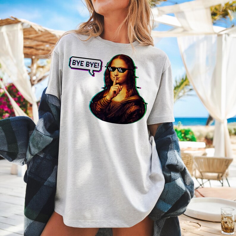 Mewing Mona Lisa PNG | Bye Bye Mewing Streak | Funny Couples Matching ...