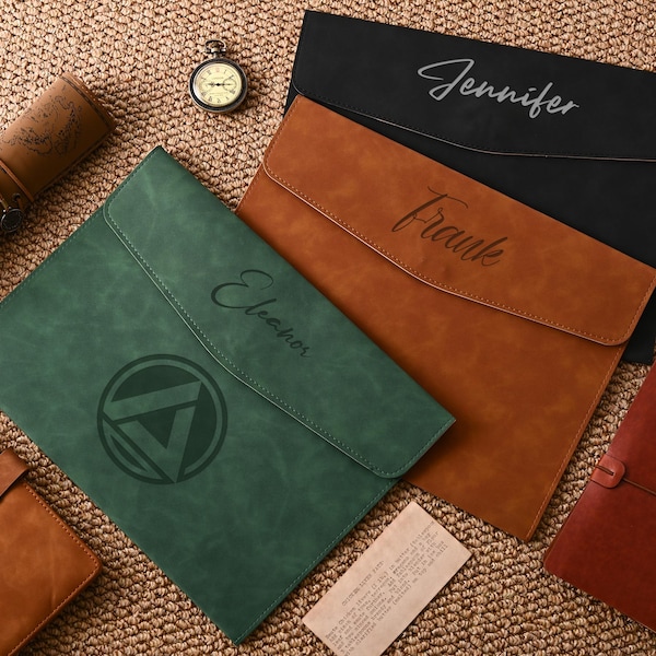 Leather Folder - Etsy
