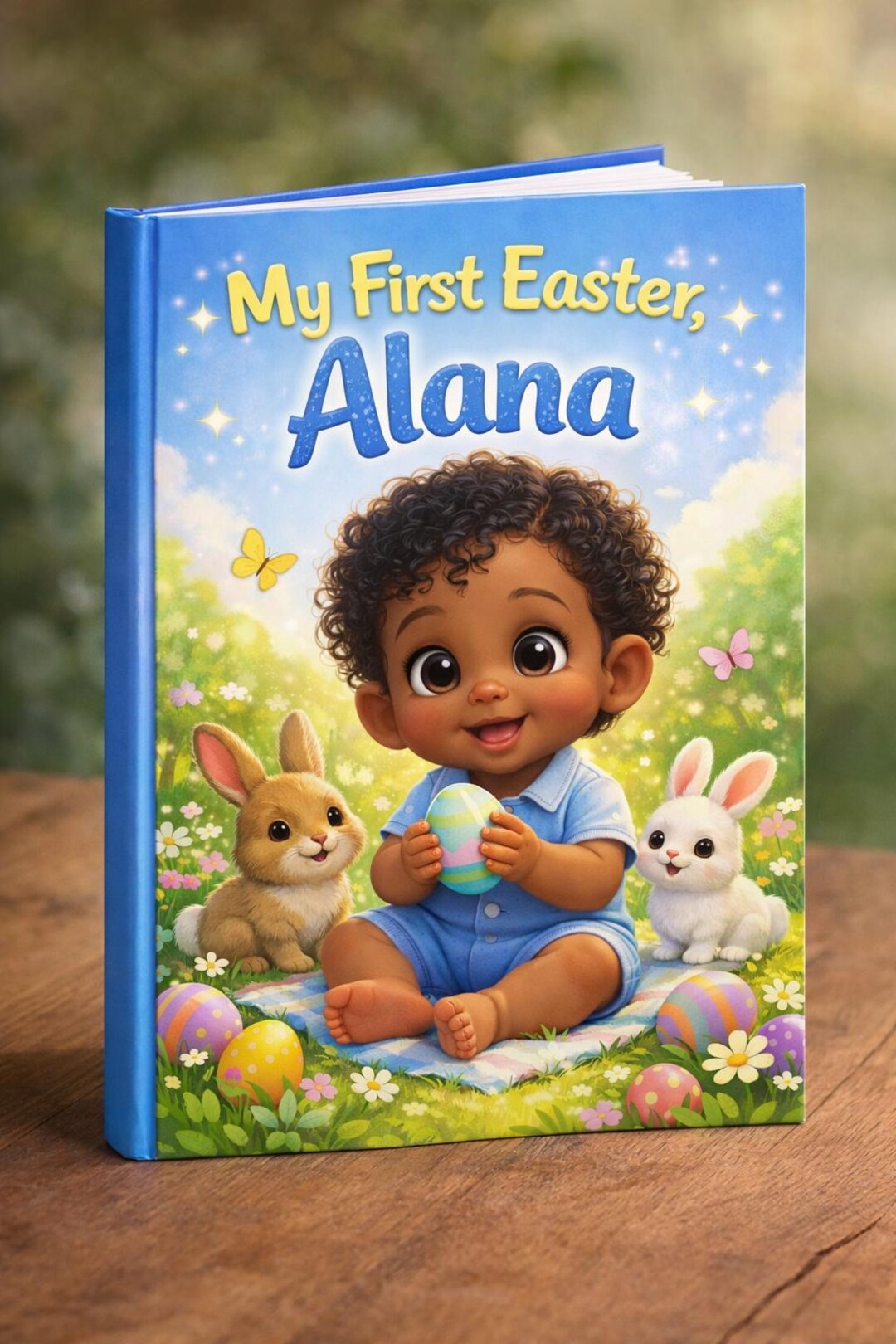 My First Easter Personalized Baby Book | Custom Name & Character ...