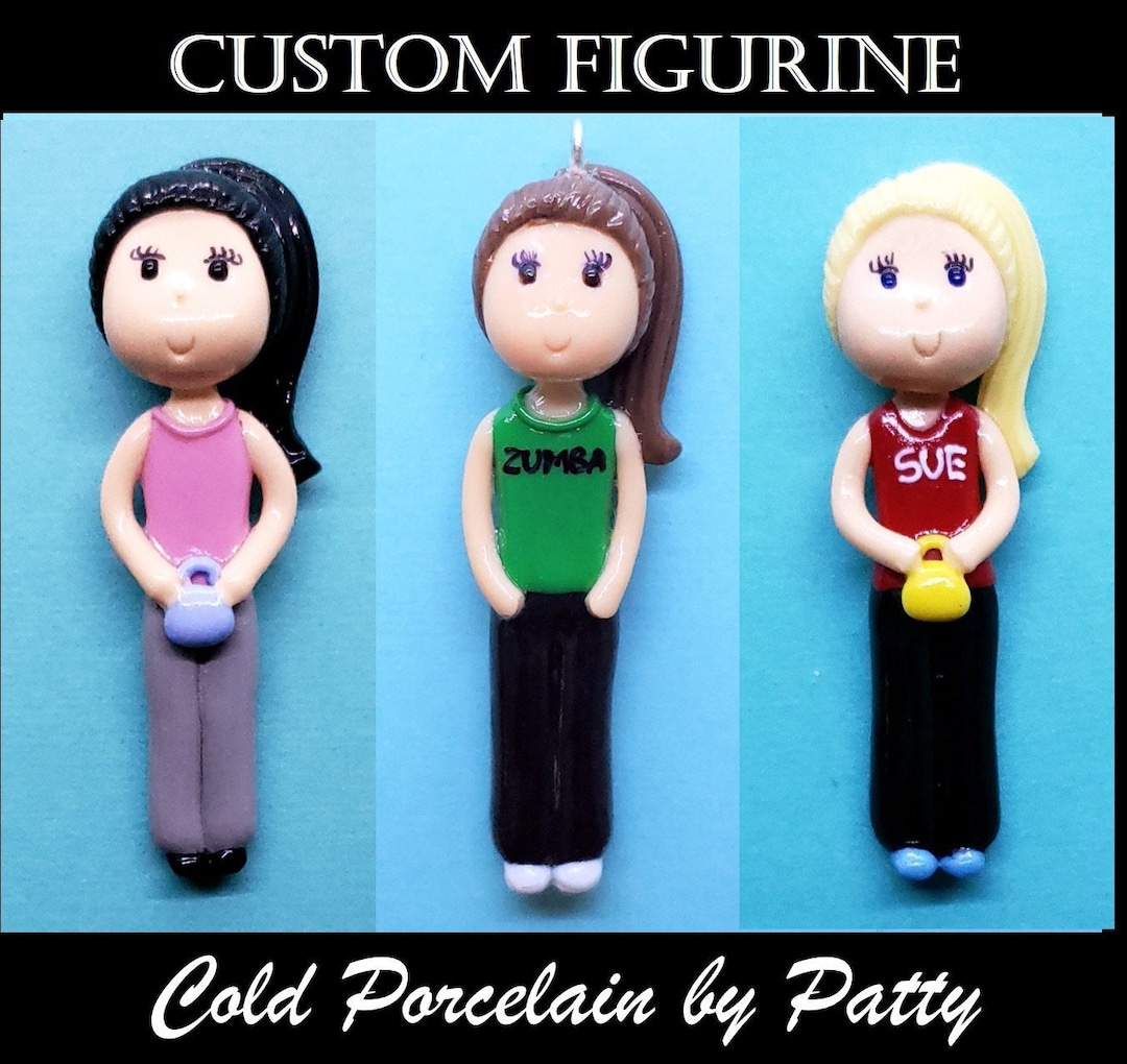 Custom Fitness Figurine Personal Trainer, Instructor, Coach, Gym Goer ...