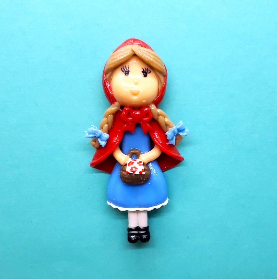 Ready to Ship Little Red Riding Hood Figurine | Pendant, Ornament ...