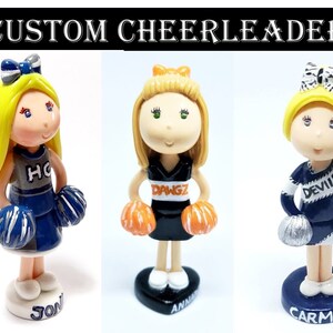 Personalized Cheerleader Figurine - Etsy