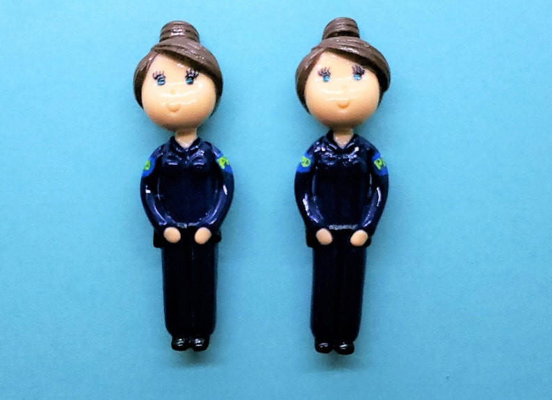 Custom Law Enforcement Figurine, Personalized Ornament, Cake Topper ...