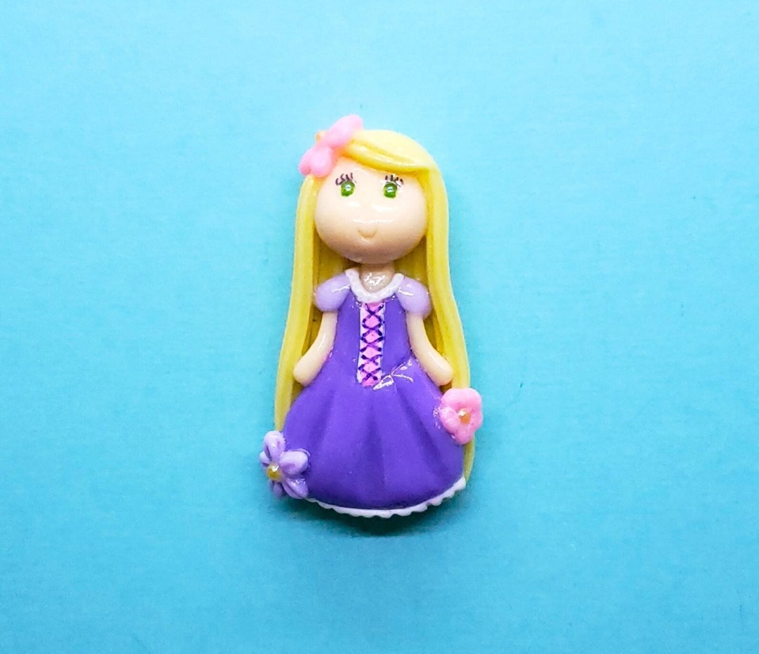 Princess Rapunzel Figurine Ornament Magnet Necklace Ready to Ship Gift ...