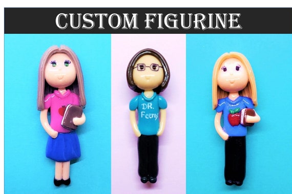 Custom Education Professional Figurine Teacher Professor - Etsy