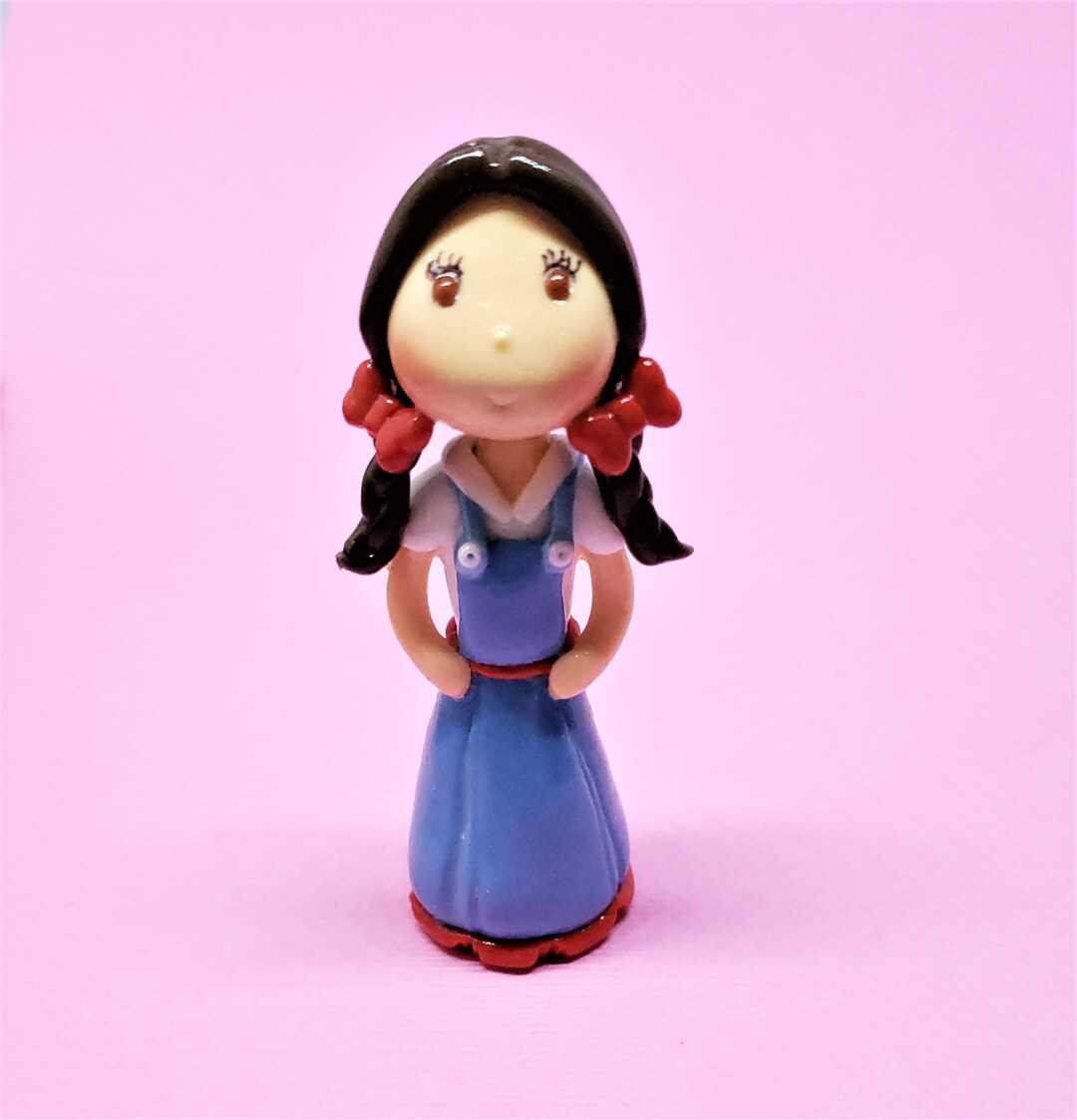 Dorothy Figurine, Miniature Cake Topper, Ornament, Decor, Wizard of OZ ...