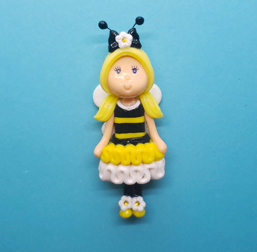 Ready to Ship Blonde Bee Girl Figurine - Etsy
