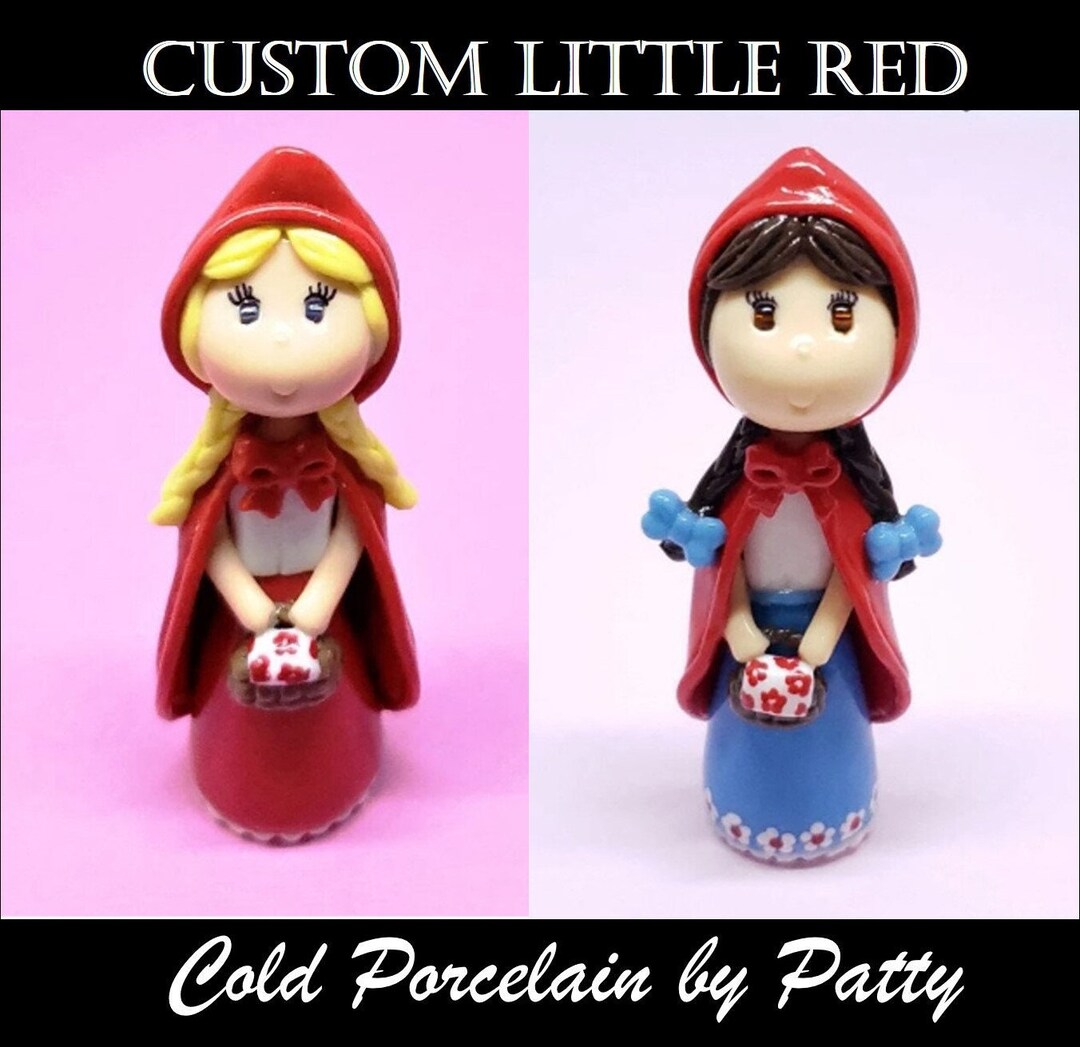 Custom Little Red Riding Hood Standing Figurine Personalized - Etsy