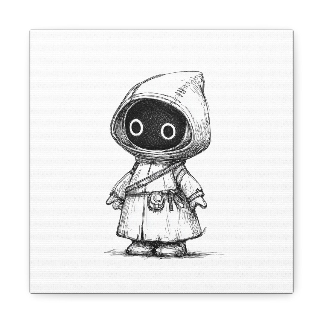 Chibi Jawa Art | 10x10 Sci-fi Fan Canvas Decor - Etsy