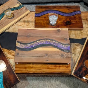 Epoxy River, Serving Tray - Etsy