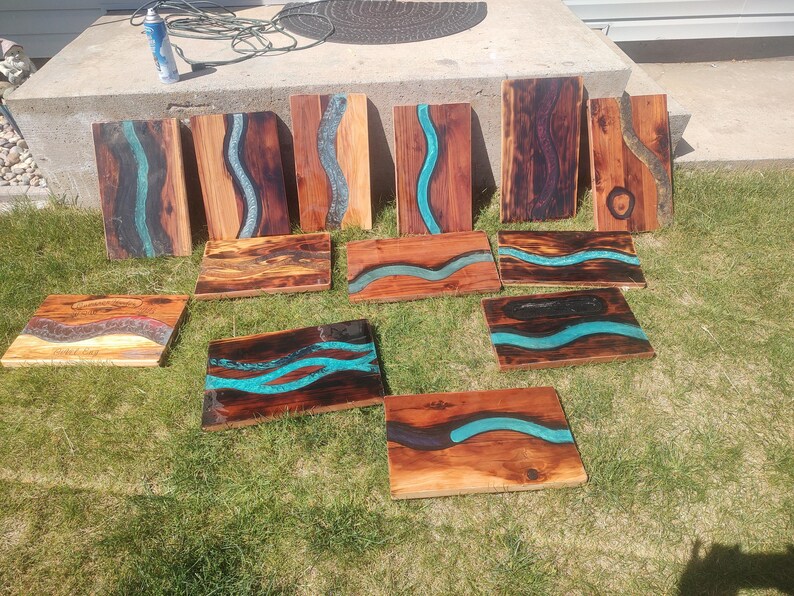 Epoxy River, Serving Tray - Etsy
