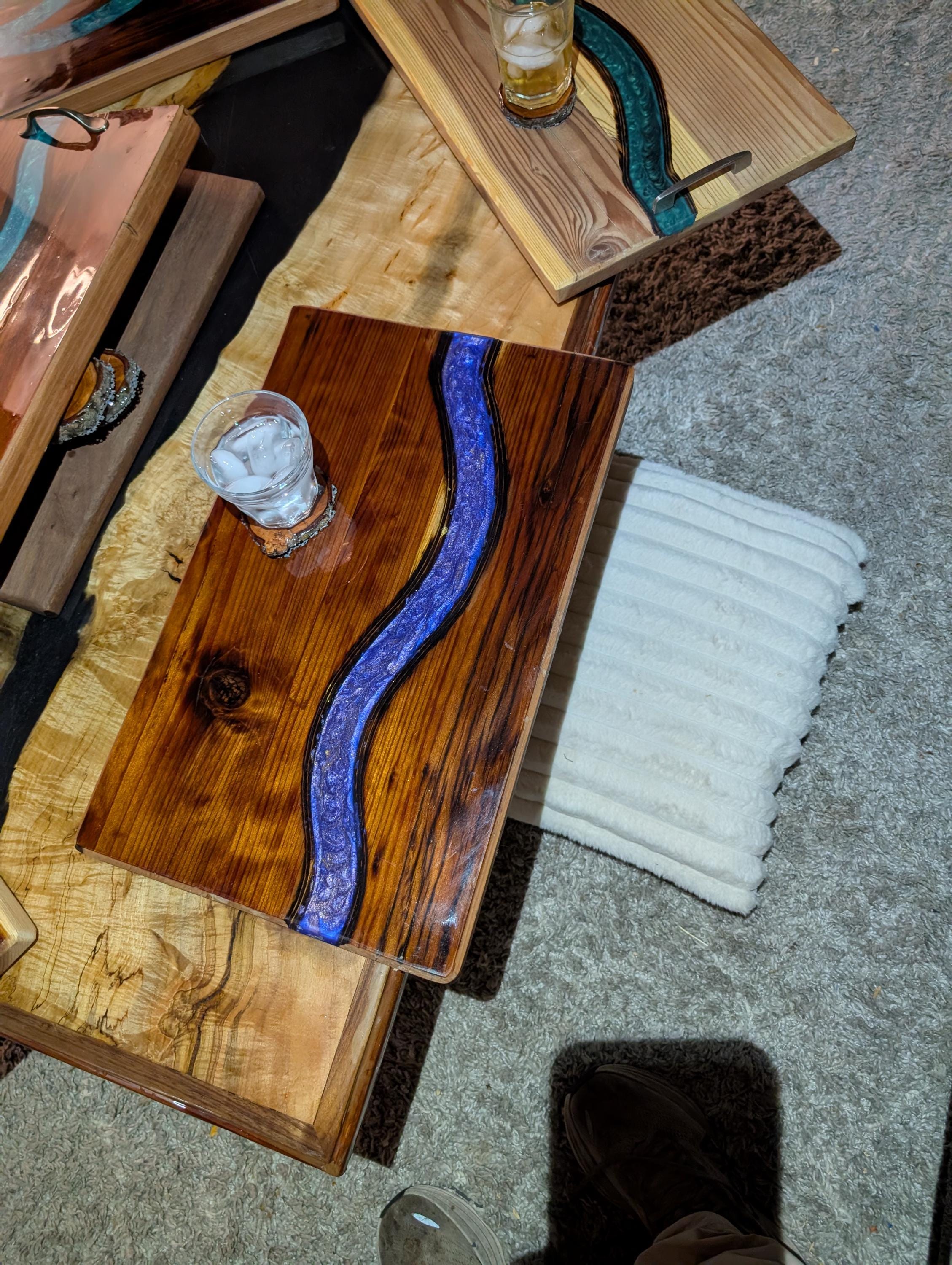 Epoxy River, Serving Tray - Etsy