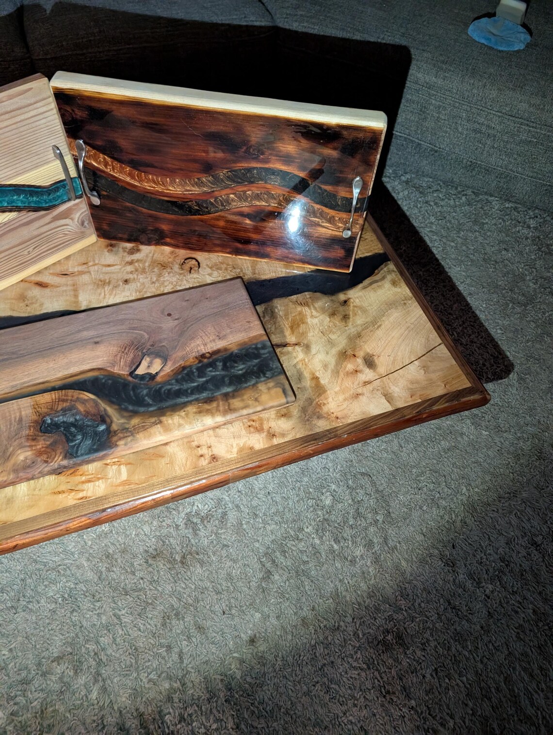Epoxy River, Serving Tray - Etsy