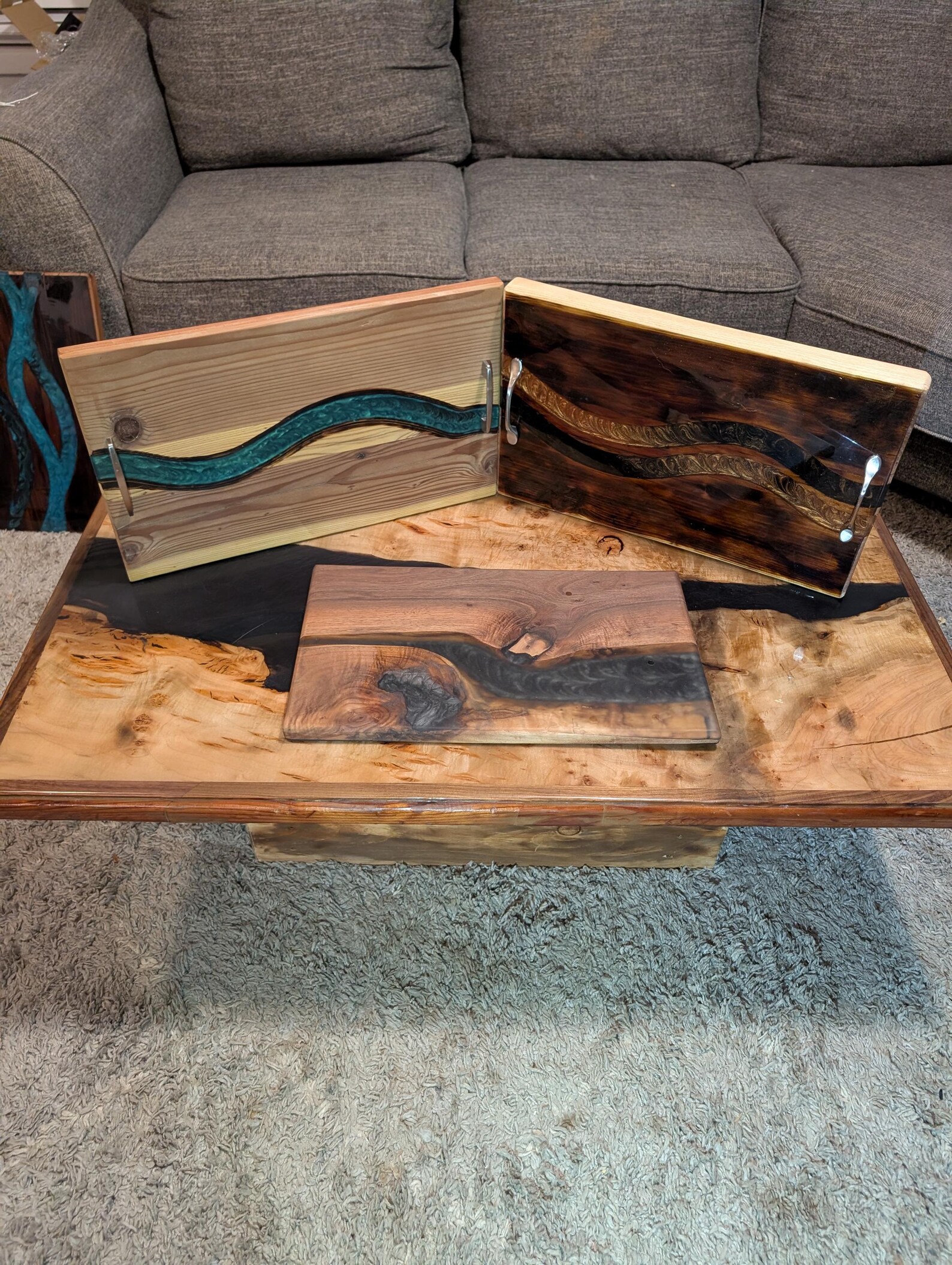 Epoxy River, Serving Tray - Etsy