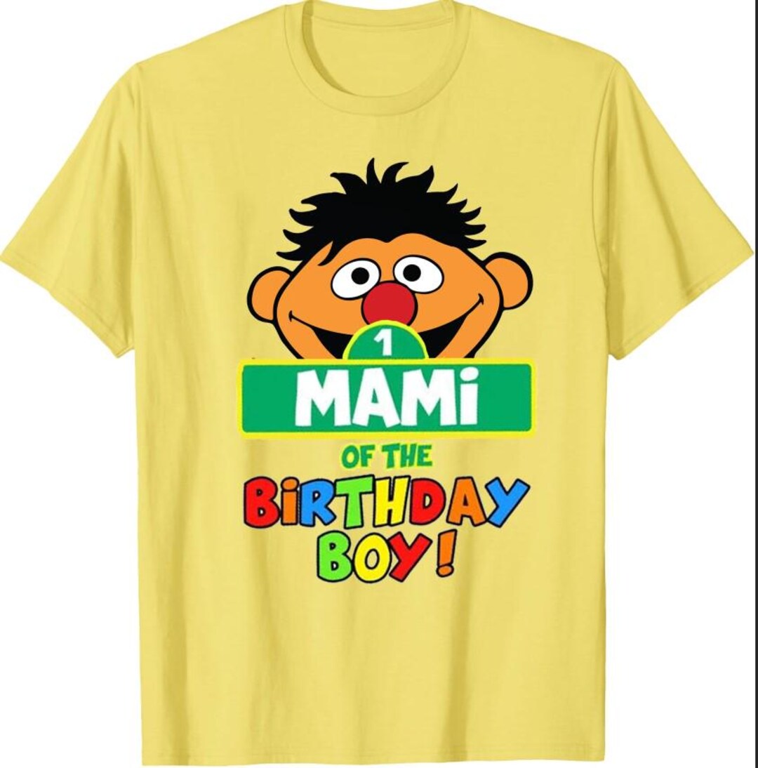 Personalized Sesame Ernie Birthday PNG for Boys or Girls | Custom Name ...