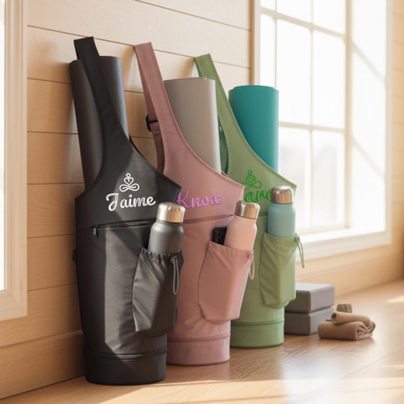 Yoga Mat Bag Handbags - Etsy