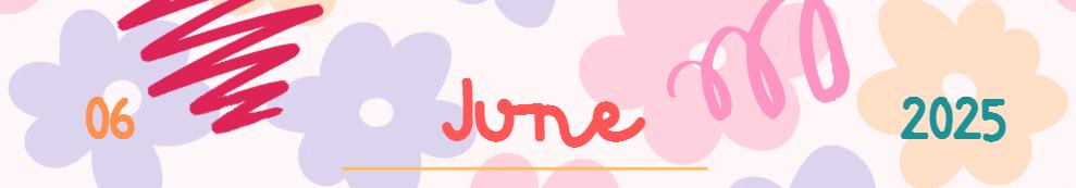 Groovy June Printable Calendar - Etsy