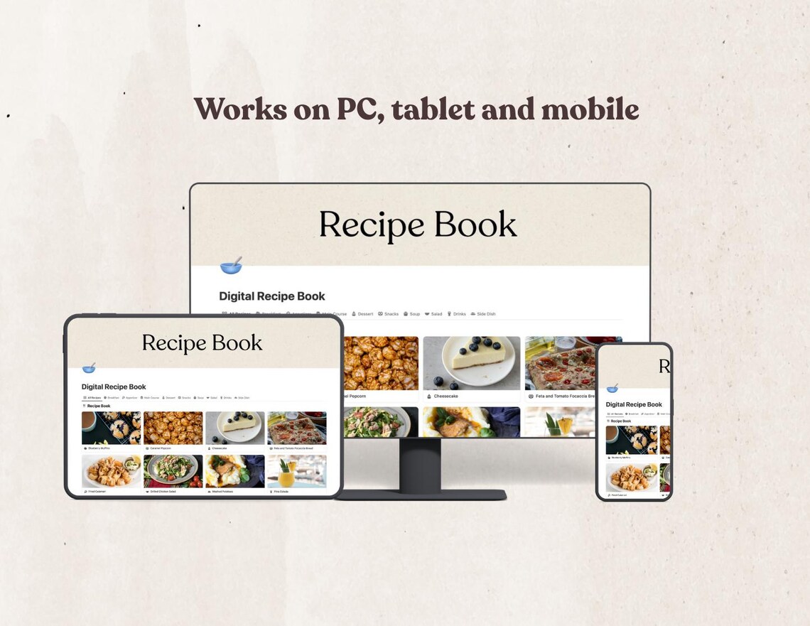The Ultimate Recipe Book Notion Template Meal Organizer Notion ...
