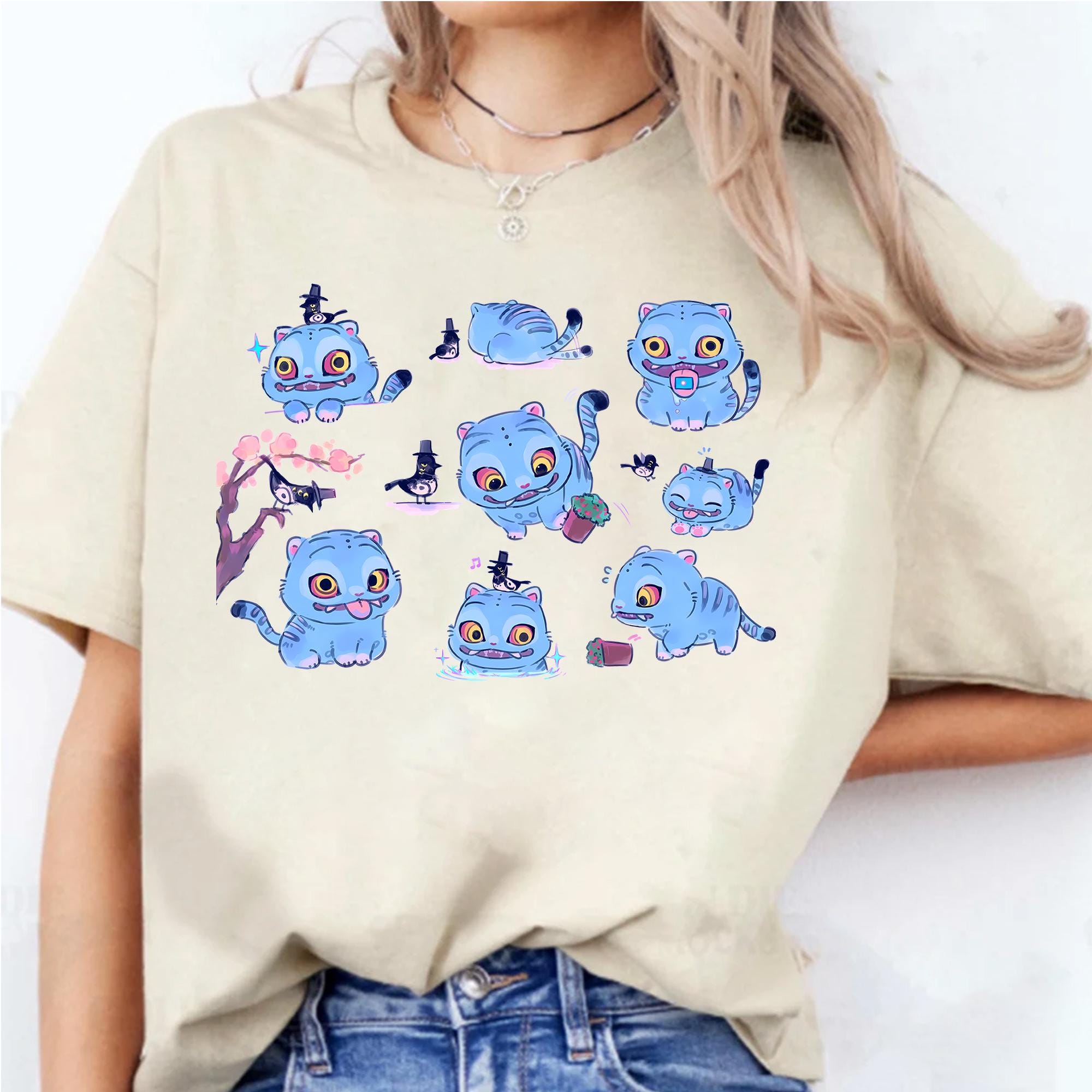 Kpop Demon Hunters Tiger Png, Derpy the Tiger and Bird Demon Hunter ...