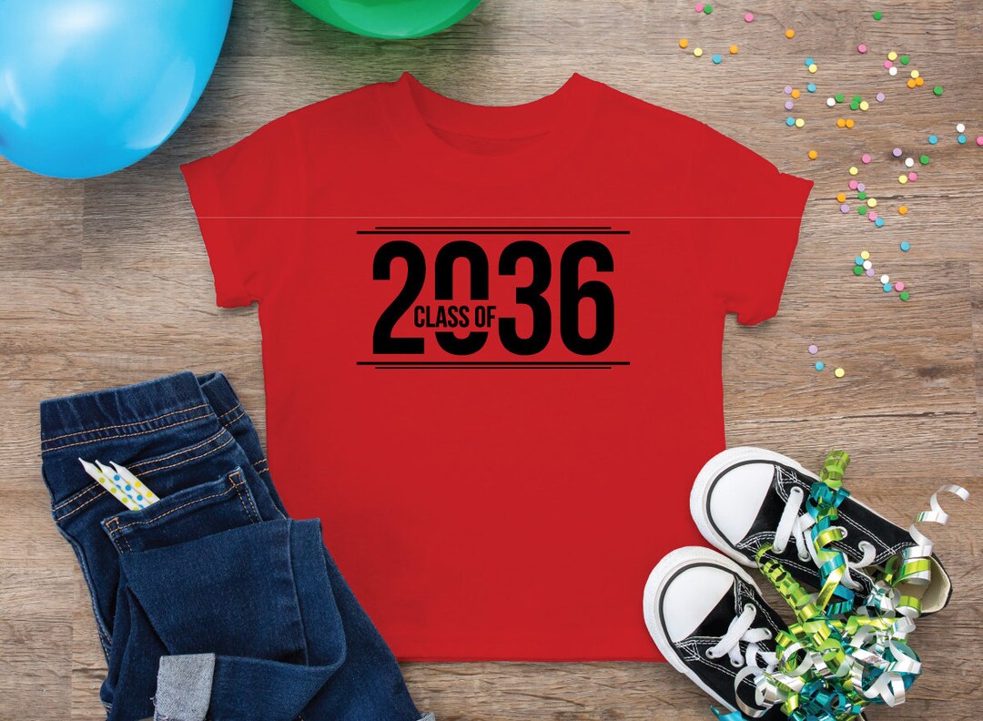 Class of 2036 Back to School Shirt, First Day of School Shirt, 2036 ...