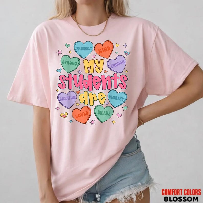 My Students Are My Valentines Comfort Colors Teacher Shirt - Etsy