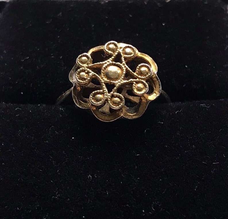 British Museum Antique Replica Sterling Vermeil Ring. | Etsy