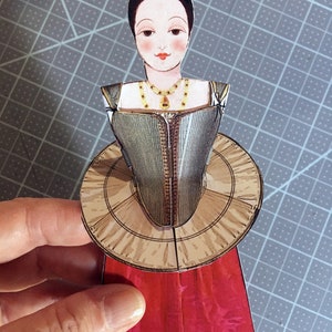 3-D Paper Fashion Fun for Kate: an Elizabethan Gown & Accessories A ...
