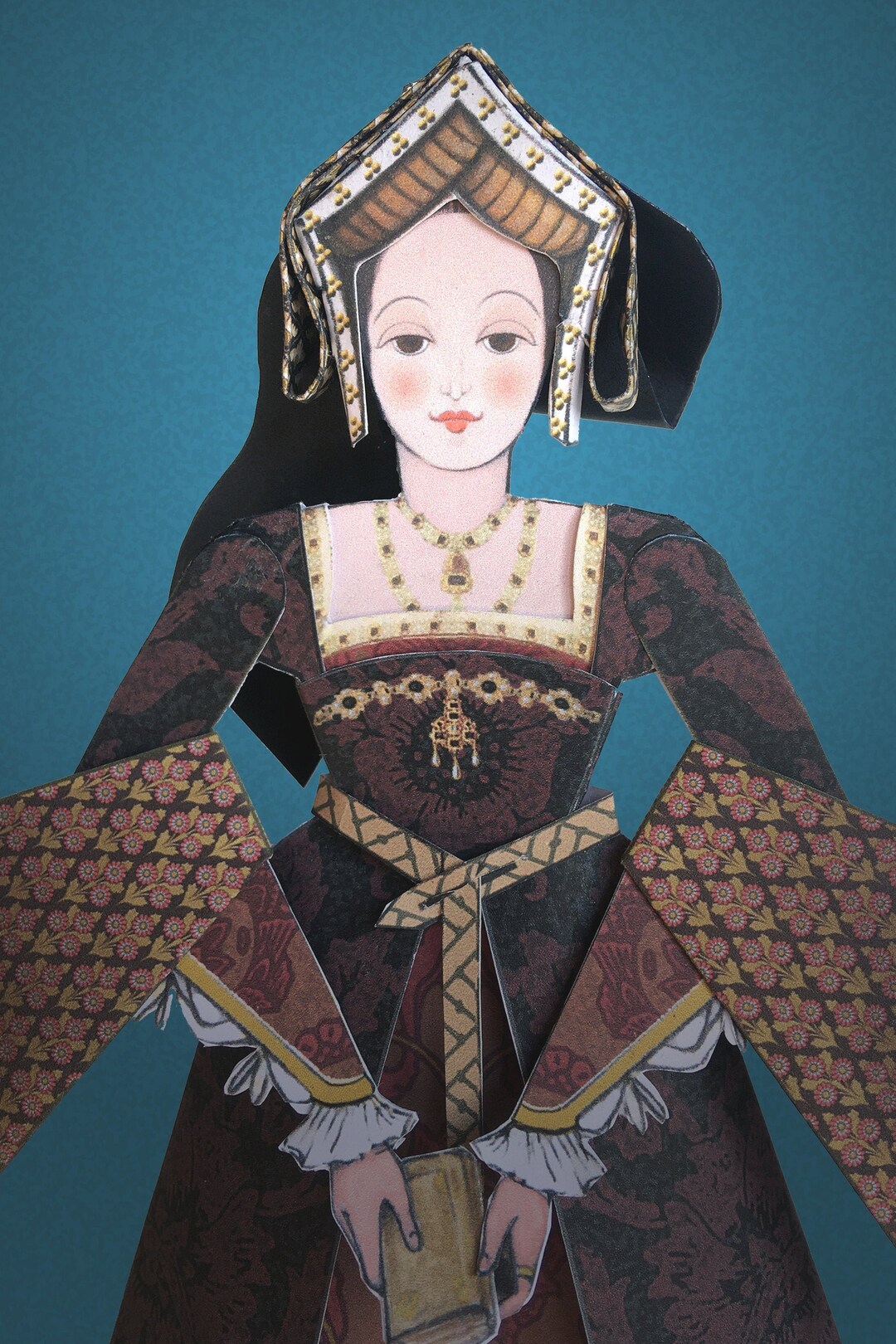3-D Paper Doll Kit: Kate, A Tudor Era Historical Fashion Dimensional ...