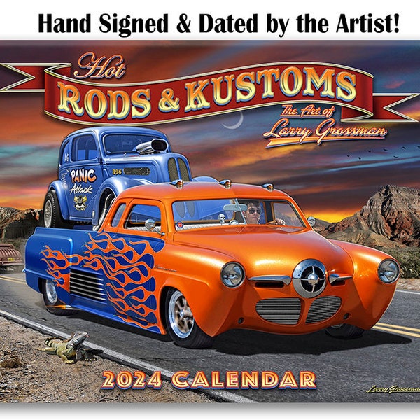 Hot Rods Calendar - Etsy