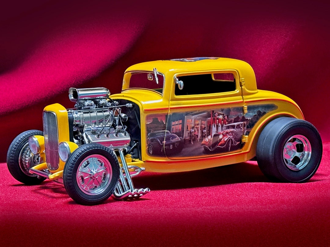 1932 HOT ROD Die-cast Model Car by Larry Grossman - Etsy