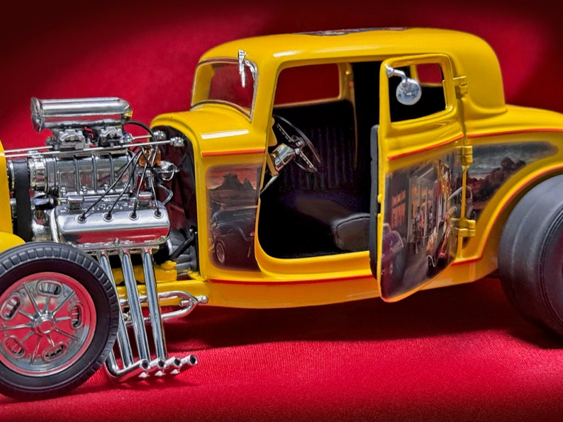 1932 HOT ROD Die-cast Model Car by Larry Grossman - Etsy