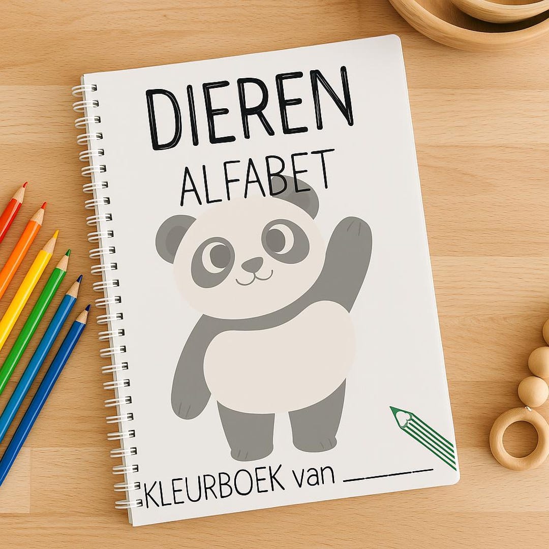 Libro para colorear imprimible: Alfabeto de animales — Páginas para ...