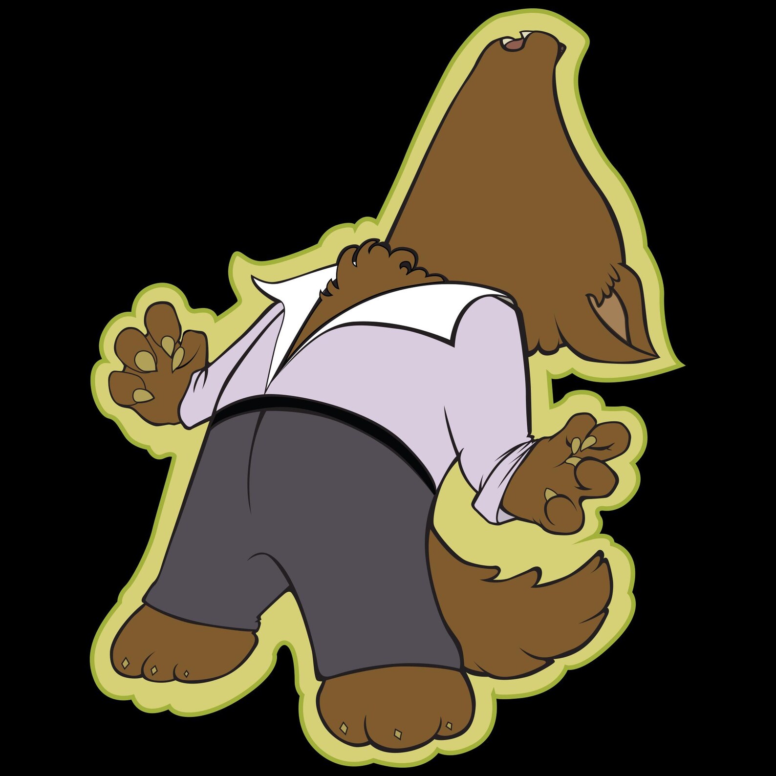 Howling Werewolf Clip Art Printable Digital Instant Download for ...