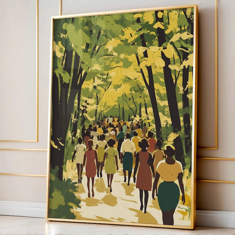 Black and Green Walk - Etsy