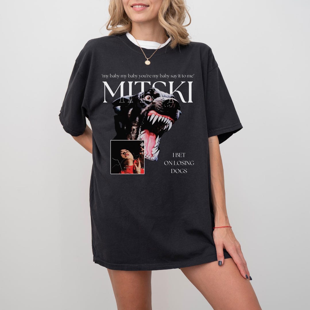Mitski Shirt, I Bet on Losing Dogs Shirt, Mitski Fan Gift, Mitski Album ...
