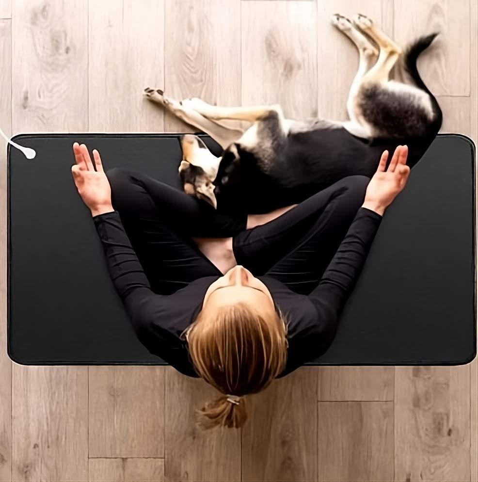 Earthing Grounding Mat. Use If for Therapy, as a Mouse Pad, Sleep, Yoga ...