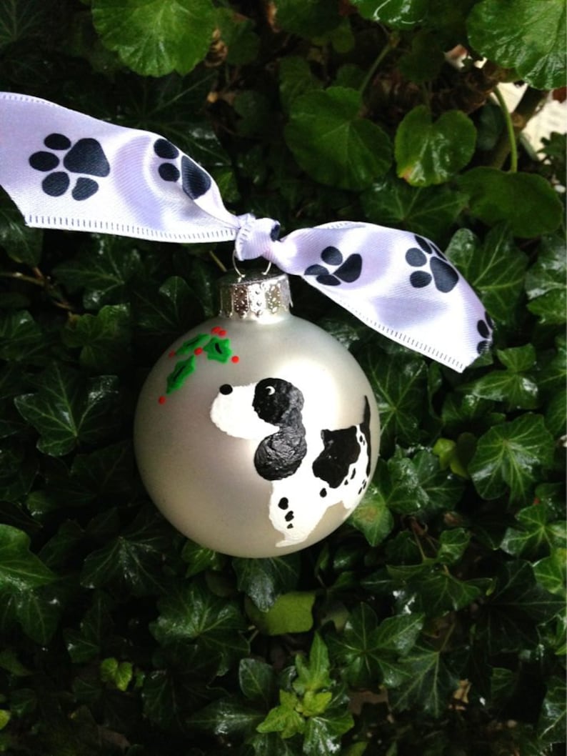 English Springer Spaniel Ornament Dog Lover Christmas Bauble - Etsy
