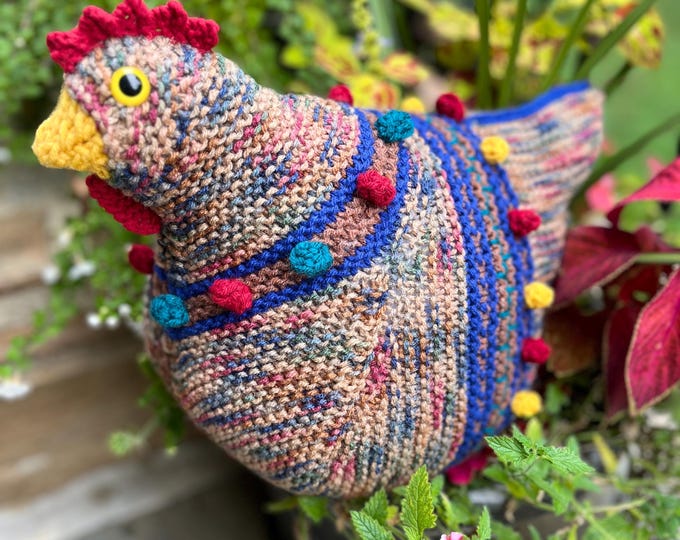 Emotional Support Chicken, Knit Chicken, Farm Chicken, Mabel Chicken ...