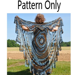 Boho Vest Pattern - Crochet Bohemian Vest / Circle Vest / Bohemian Vest ...