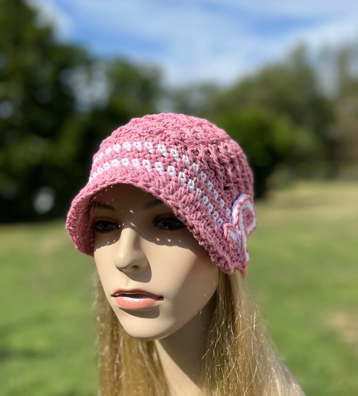 Breast Cancer Awareness Hat Pink Ribbon Cancer Hat - Etsy