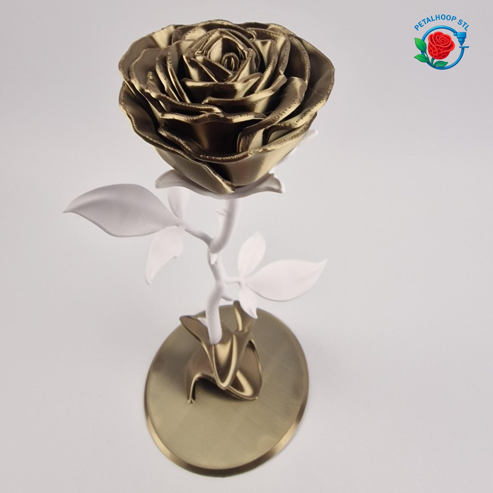 Forever Rose STL File, 3D Printable Gift Flower, Digital Artificial ...