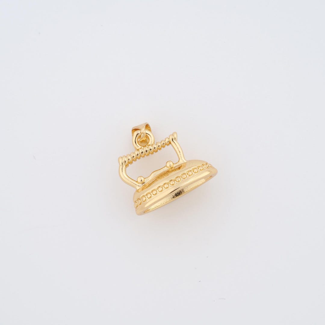 Gold Iron Charms,18k Gold Filled Iron Pendant,diy Jewelry Accessories ...