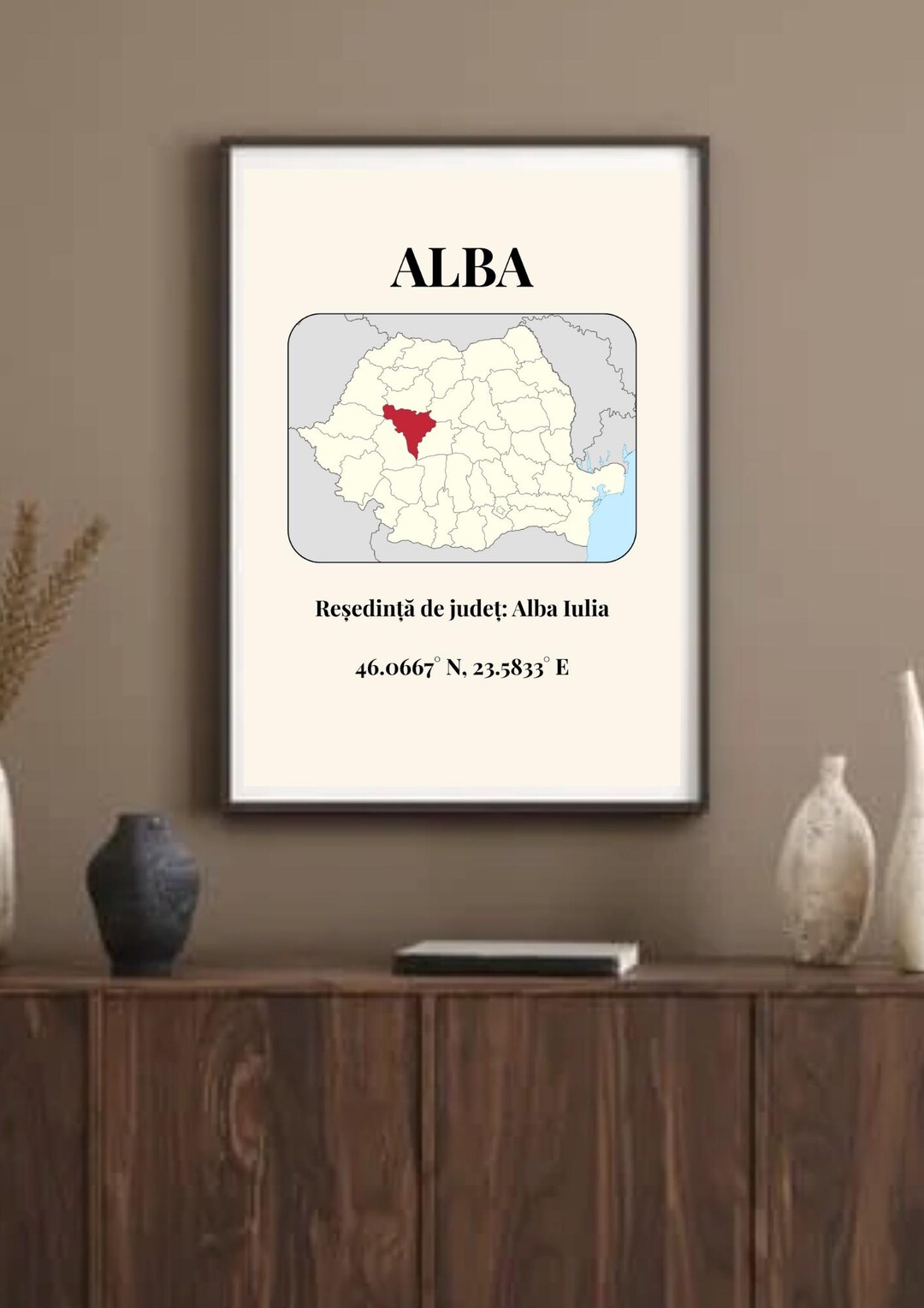 Art Map – Counties of Transylvania, Romania / Hartă Artistică ...