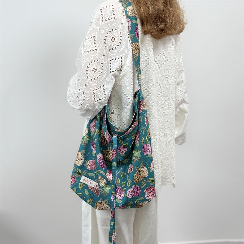 Liberty of London Floral Hobo Bag – Suffolk Prize Tana Lawn Cotton ...