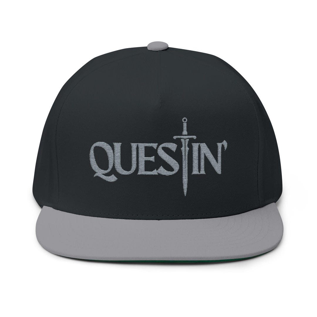 Embroidered Questin Sword Cap, TTRPG Gaming Hat, Dnd Gift, Gamer ...