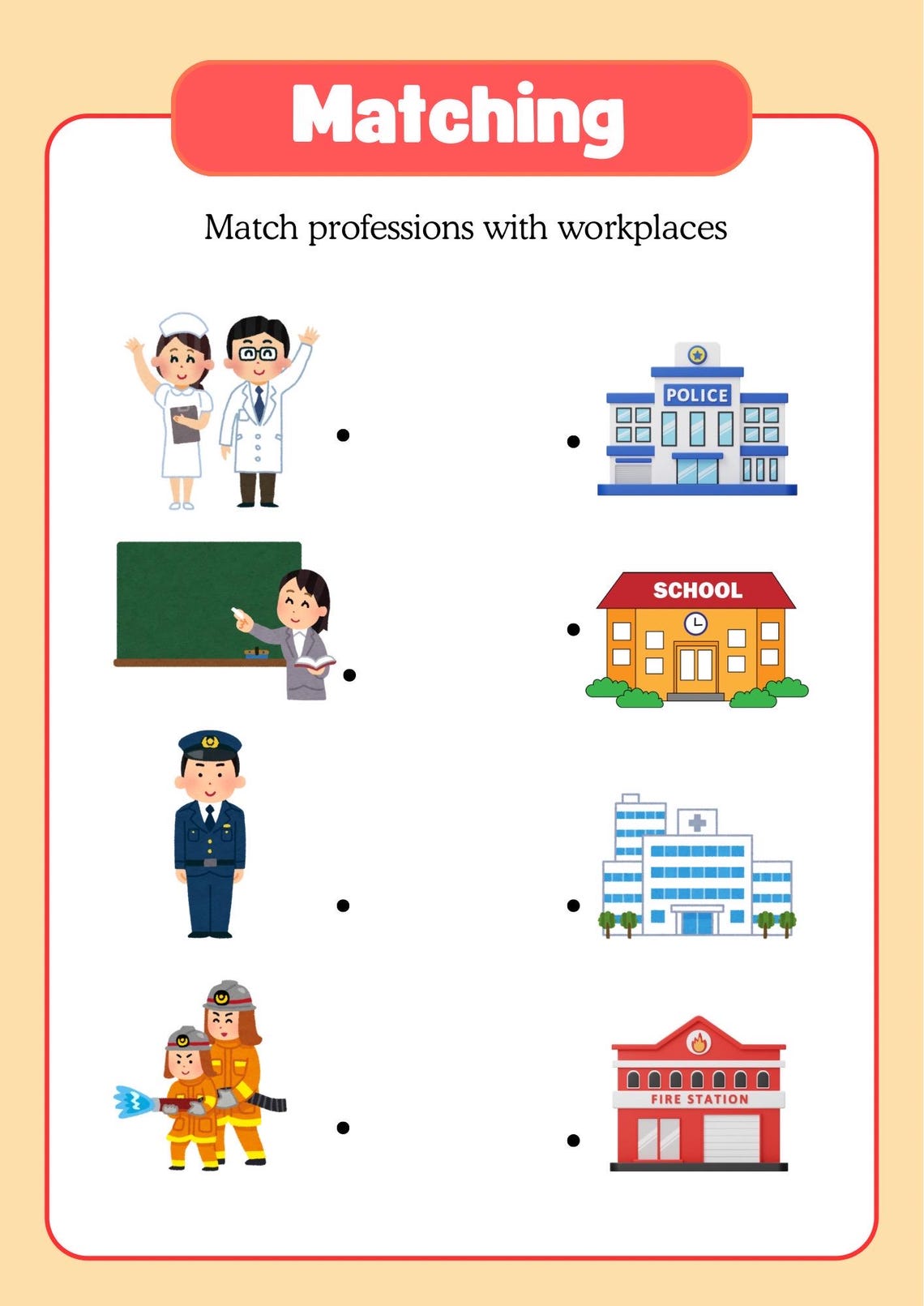 20 Printable Matching Worksheets | Fun Educational Busy Book for ...