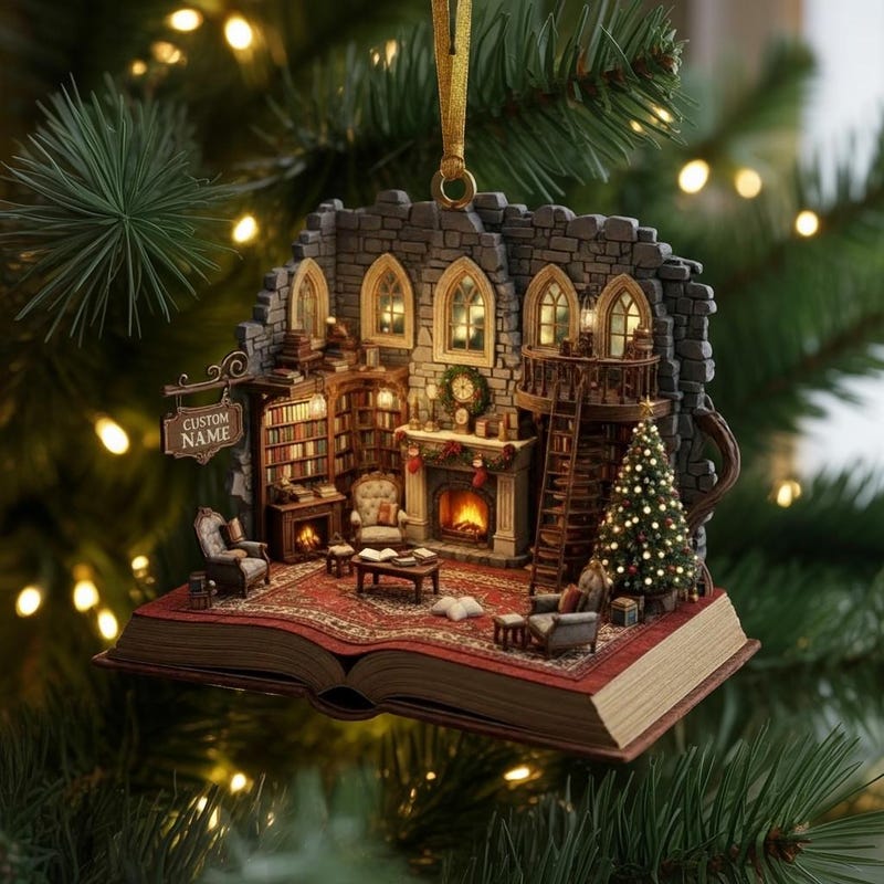 Book Nook Tree Decor - Etsy