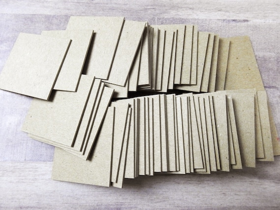 Kraft Chipboard 2x2 Inch Blanks Square Blanks Art Journal | Etsy